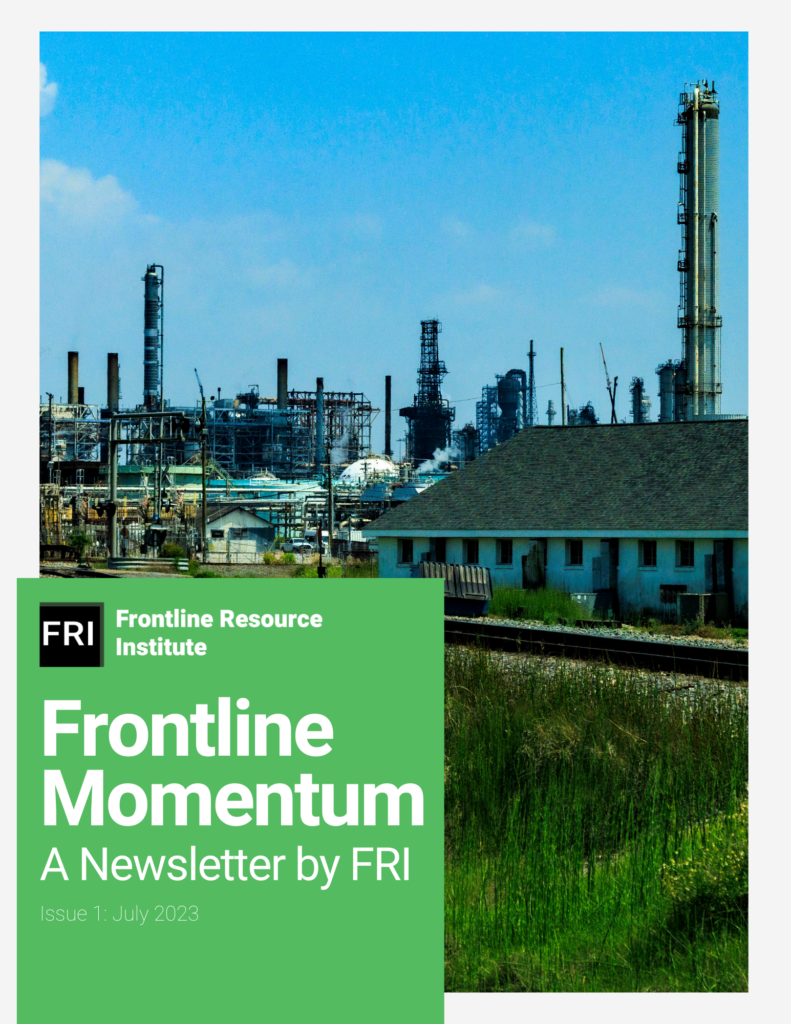 Frontline Momentum: Summer 2023 - Frontline Resource Institute